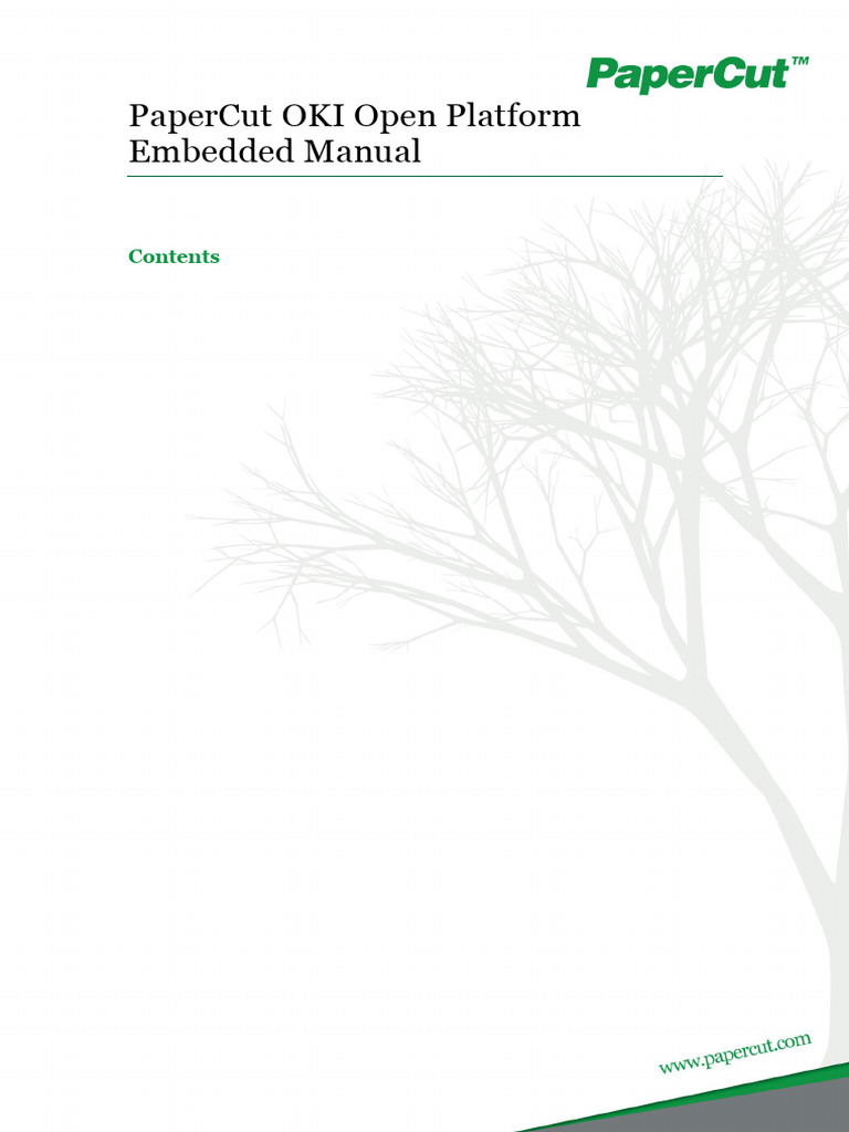 PaperCut MF - OKI Open Platform Embedded Manual 2014-03-03 | PDF ...