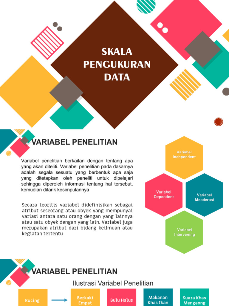 Variabel dan Skala Pengukuran Data | PDF