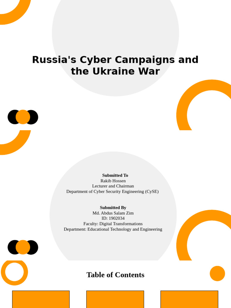 Cyber Pptx | PDF | Cyberwarfare | Security