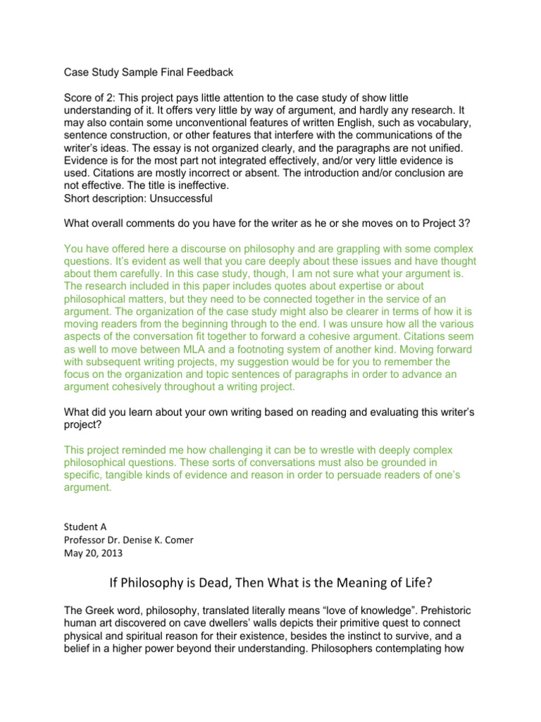 If Philosophy Is Dead Then What Is The Meaning of Life | PDF | God ...