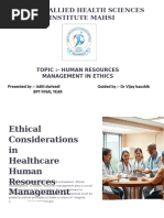 ACHE Code of Ethics | PDF | Medicaid | Medicare (United States)