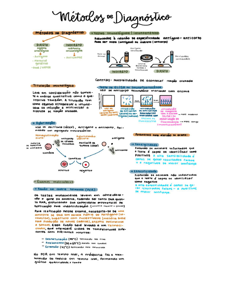 2 Métodos de Diagnóstico Exames Complementares | PDF