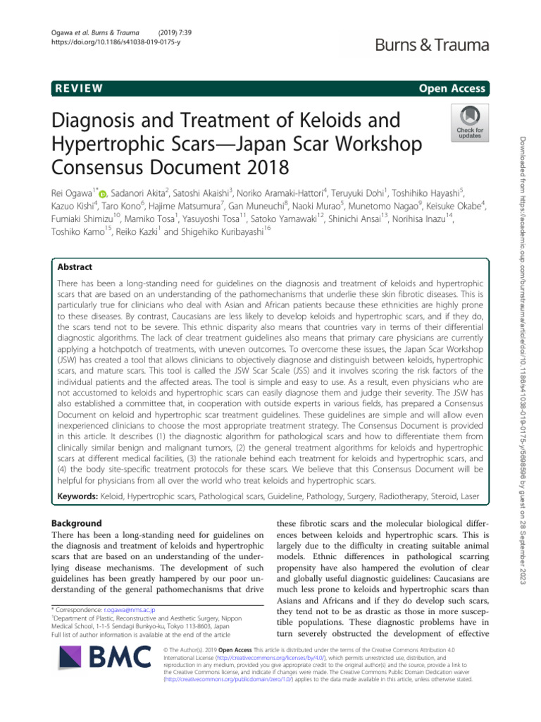 Burns v7 1 175 | PDF | Scar | Medical Imaging