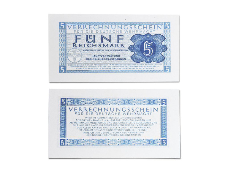 504 1 - ww2 German Wehrmacht Banknotes Reproduction 5 Reichmarks | PDF