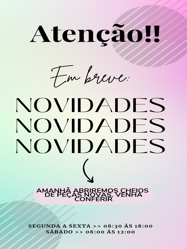 Instagram Post Em Breve Novidades Gradiente .PDF | PDF