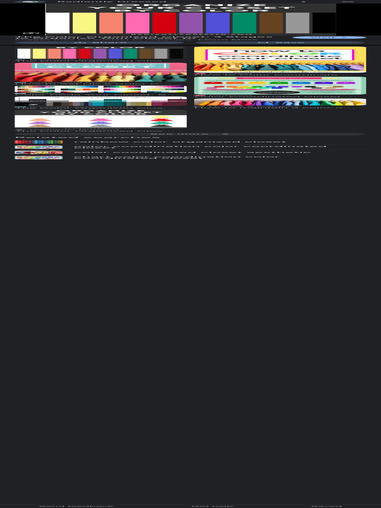 Color Coordinated Closet - Google Search | PDF