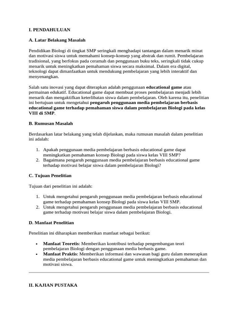 Format Proposal Skripsi | PDF