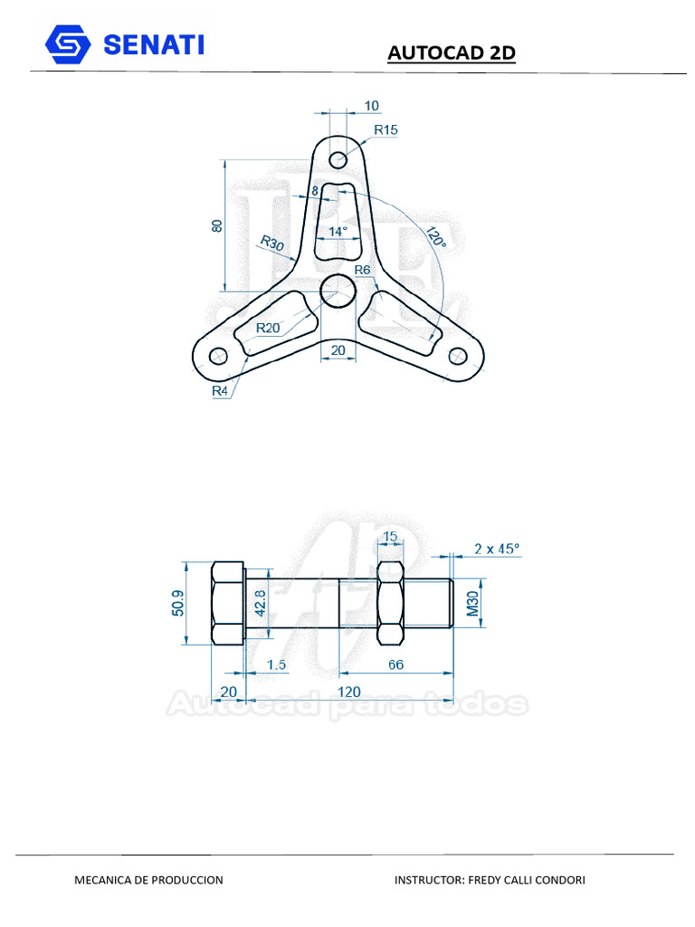 Ejercicios de Autocad 2D 02 | PDF