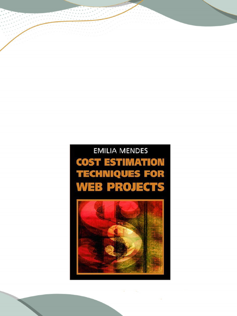 Where Can Buy Cost Estimation Techniques For Projects Emilia Mendes