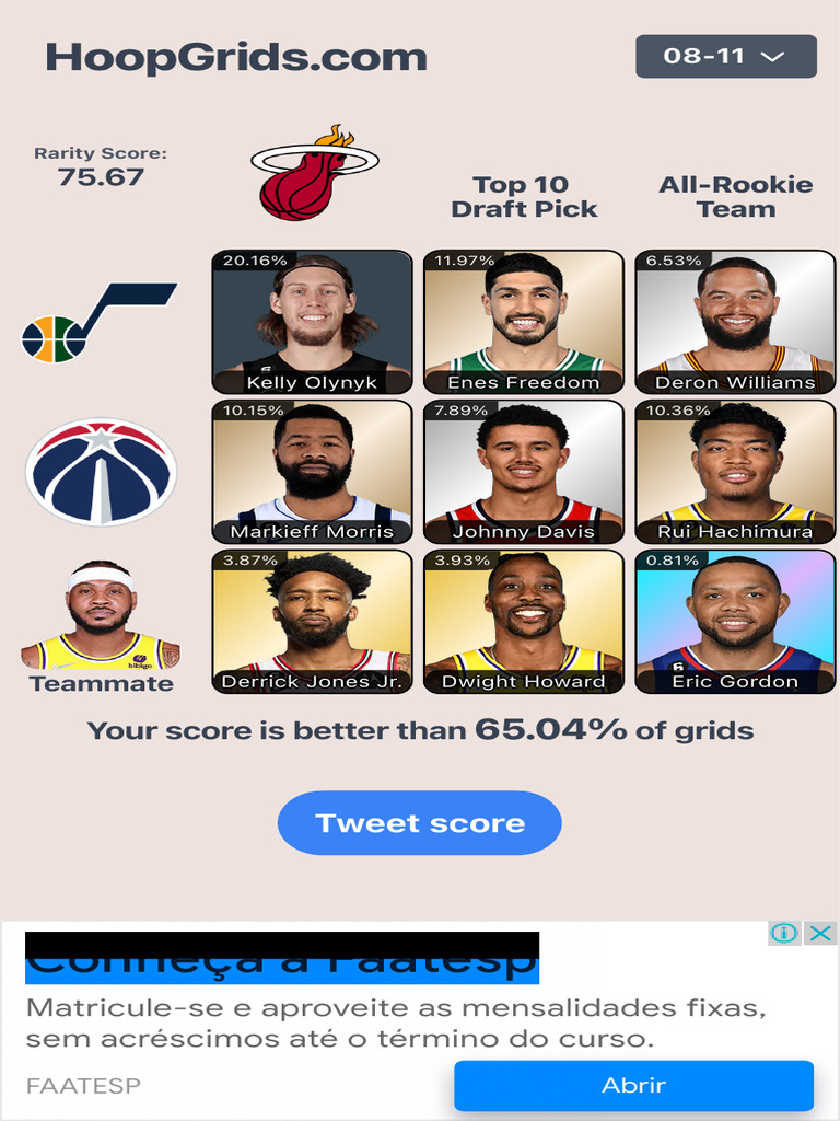 Hoop Grids | PDF | National Basketball Association | Relocated National ...