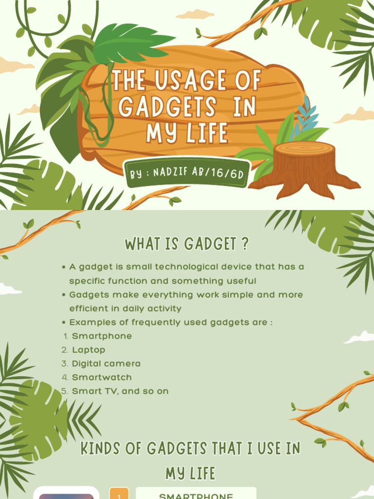 Gadgets That Enhance My Daily Life | PDF | Smartwatch | Smartphone