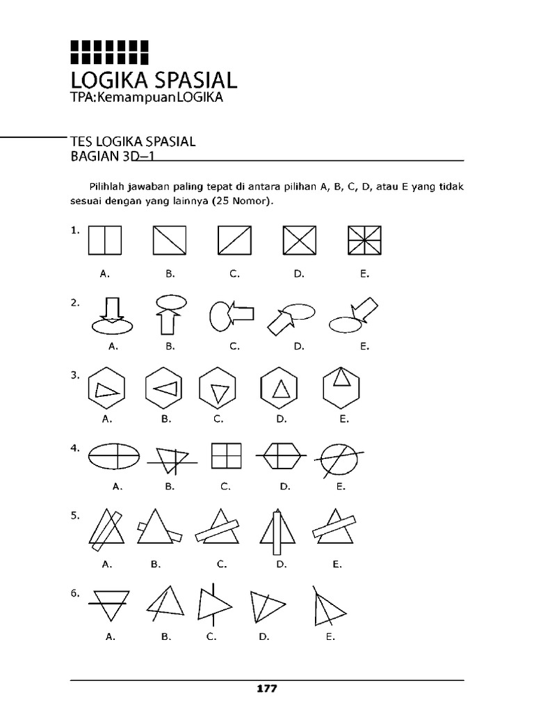 Logika Spasial - Latihan Soal | PDF