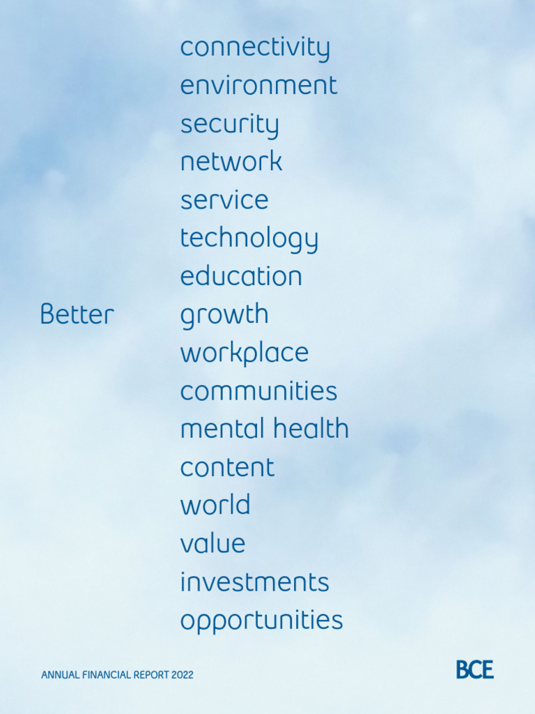 BCE_2022 | PDF | Financial Statement | Expense