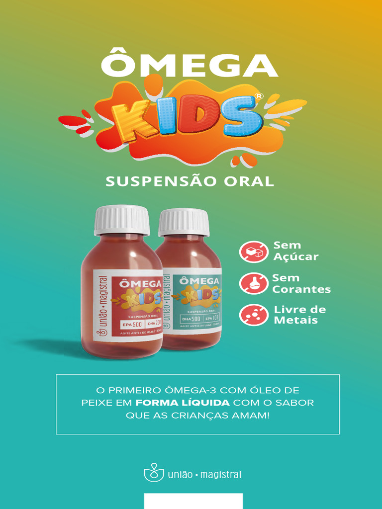 Ômega Kids: Suplemento Líquido para Crianças | PDF | Ácido graxo ômega ...