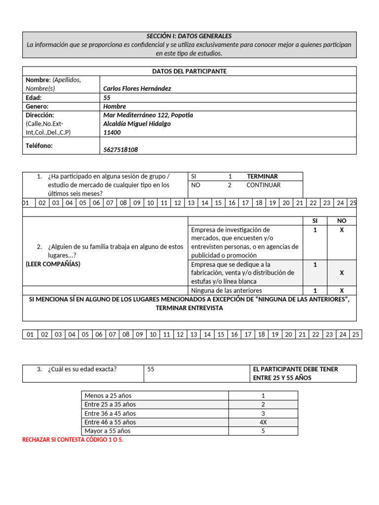 Carlos Flores (Estufas) | PDF