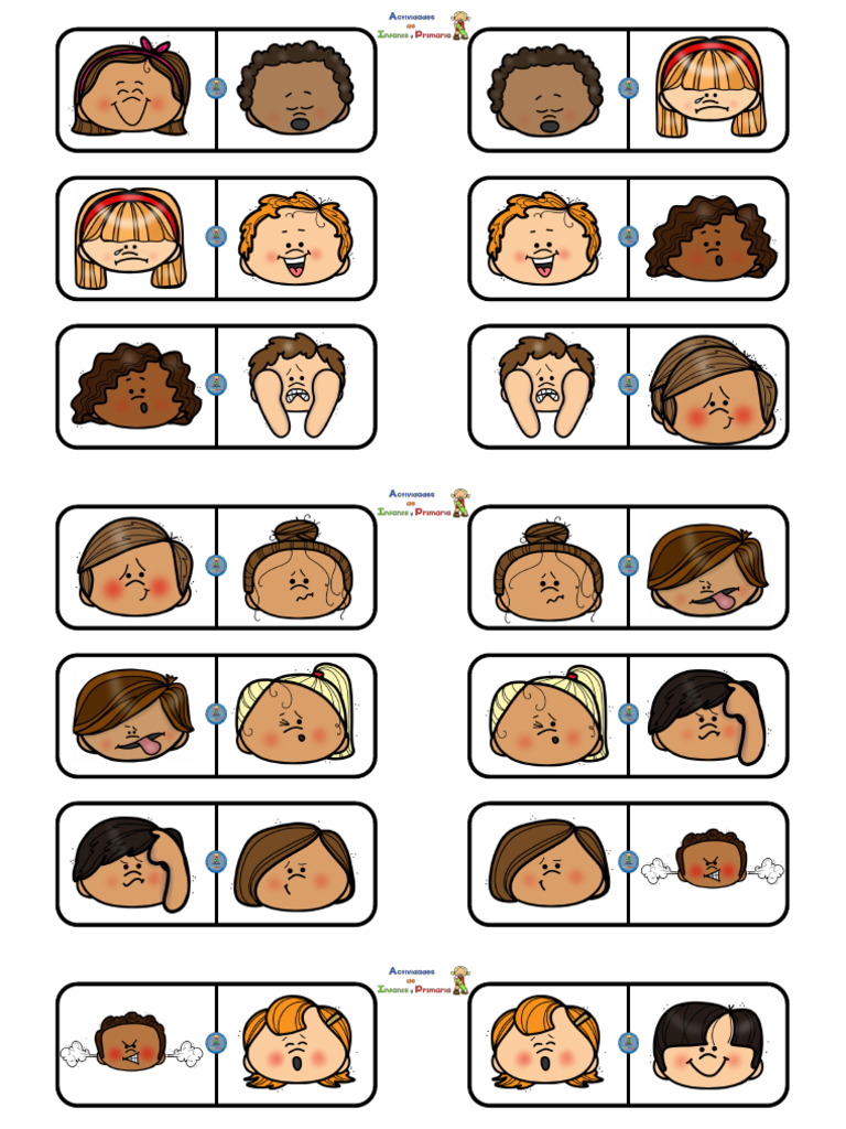 Domino de Las Emociones | PDF
