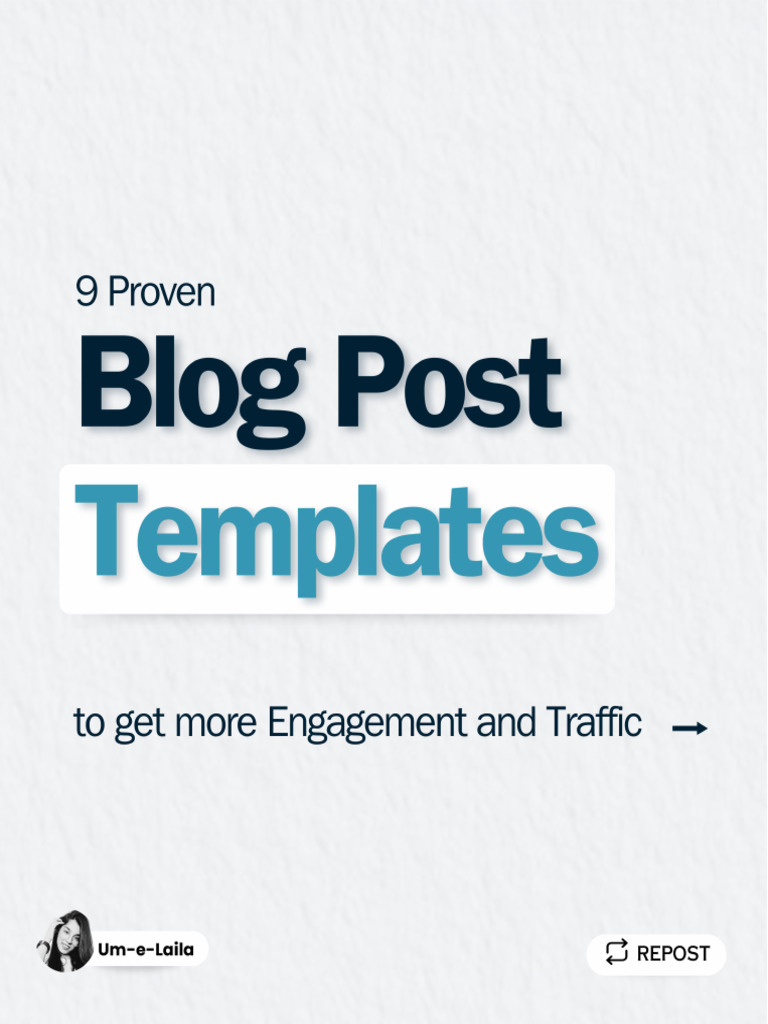 9 Blog Post Templates | PDF