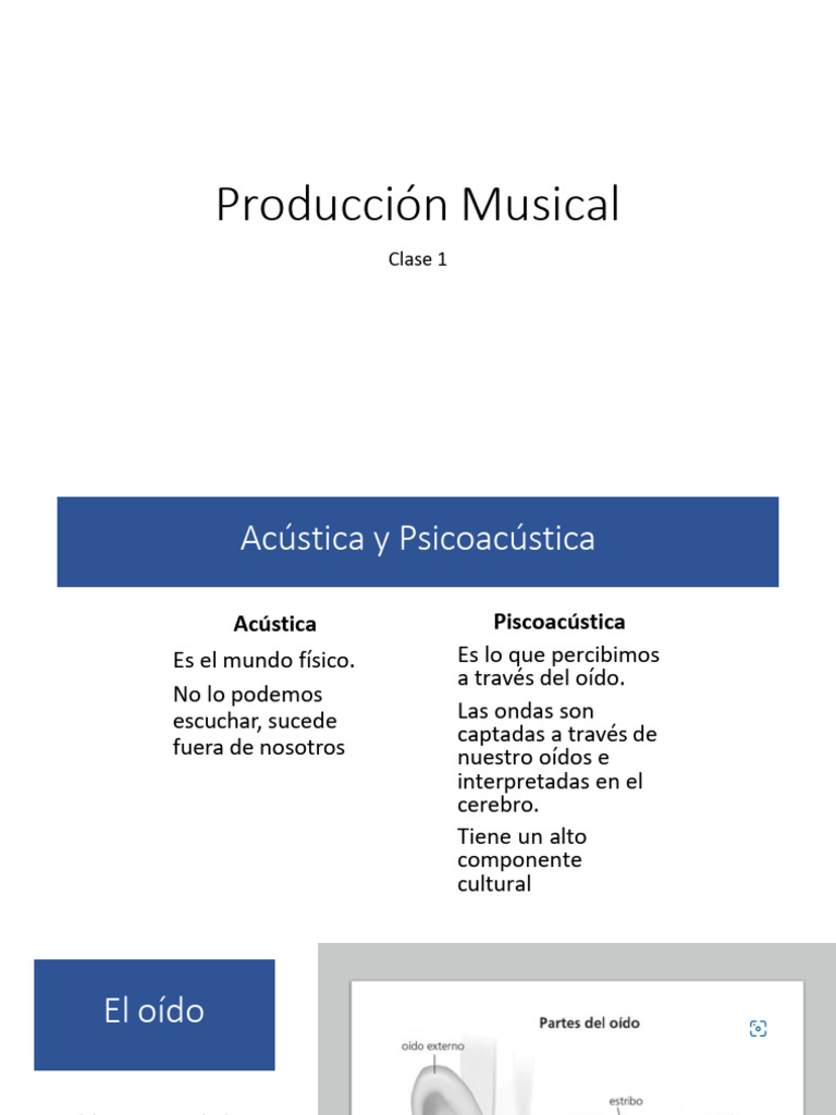 Acústica y Psicoacústica en Producción Musical | PDF | Sonido | Olas
