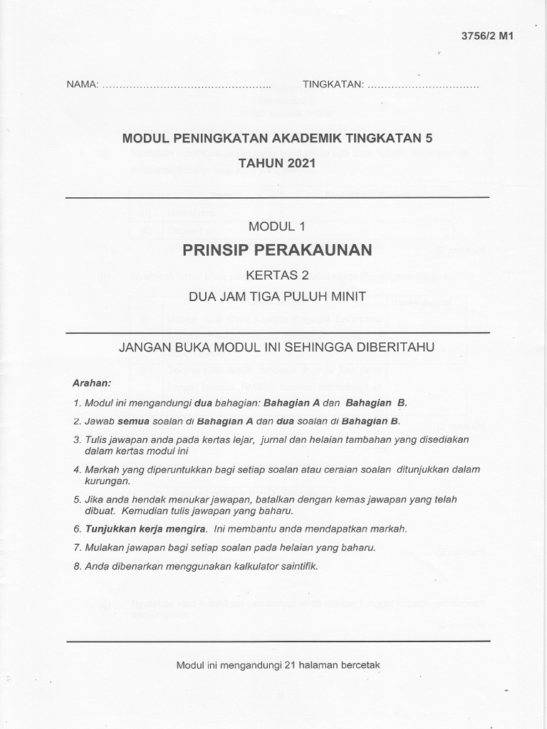 2kedah 2021 - K2 Modul 1 | PDF