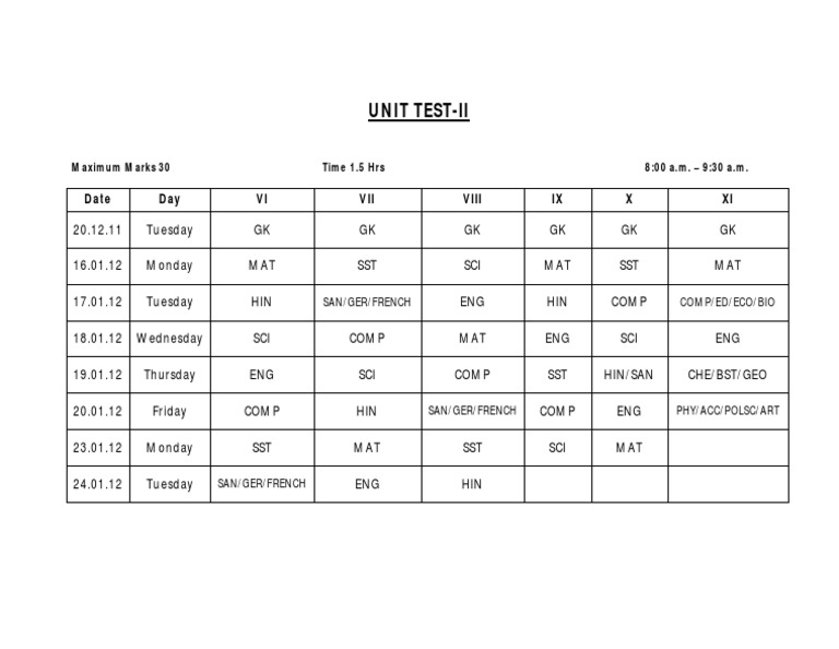 Unit Test 2 | PDF | Sports & Recreation | Science & Mathematics