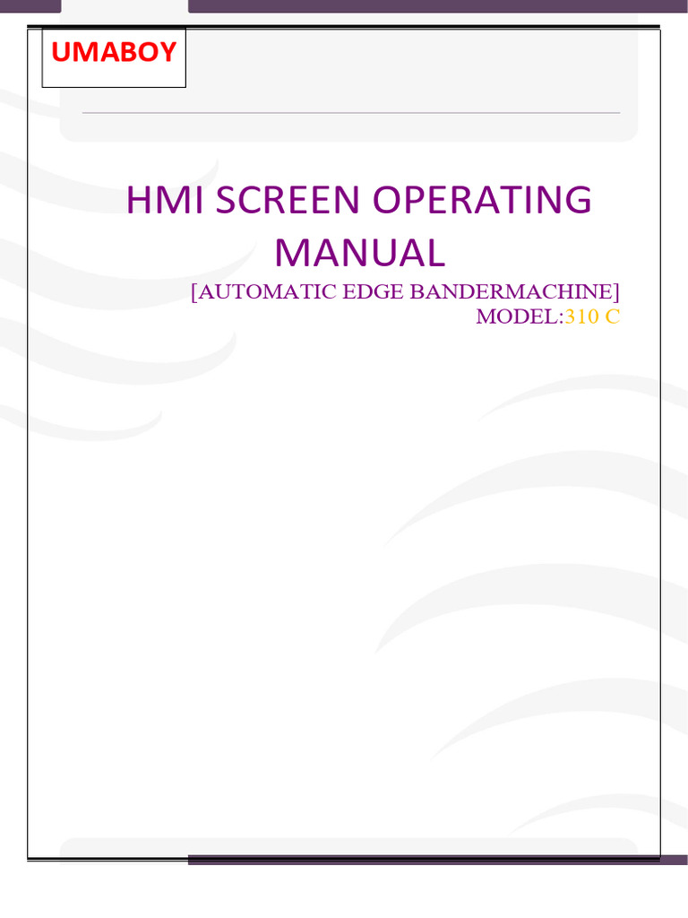 Edge Bander Machine Guide | PDF | Manufactured Goods