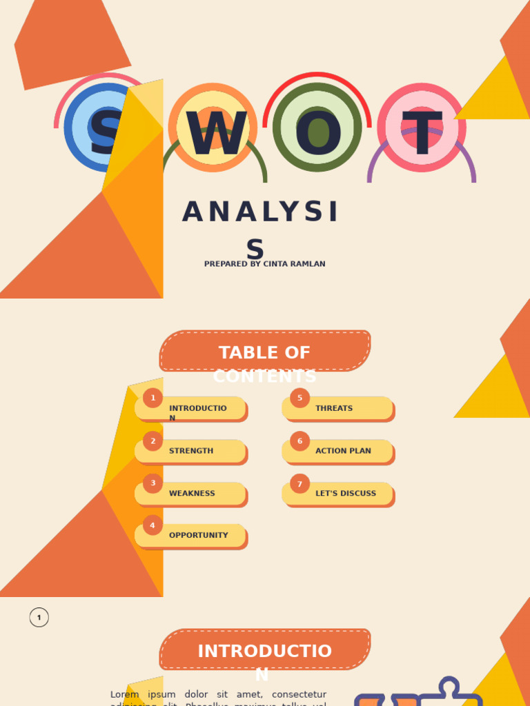 Orange SWOT Analysis Report | PDF