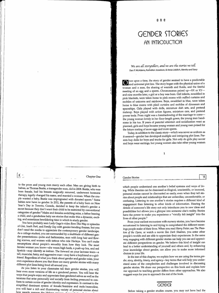 Chapter 1 Gender and Comm. | PDF