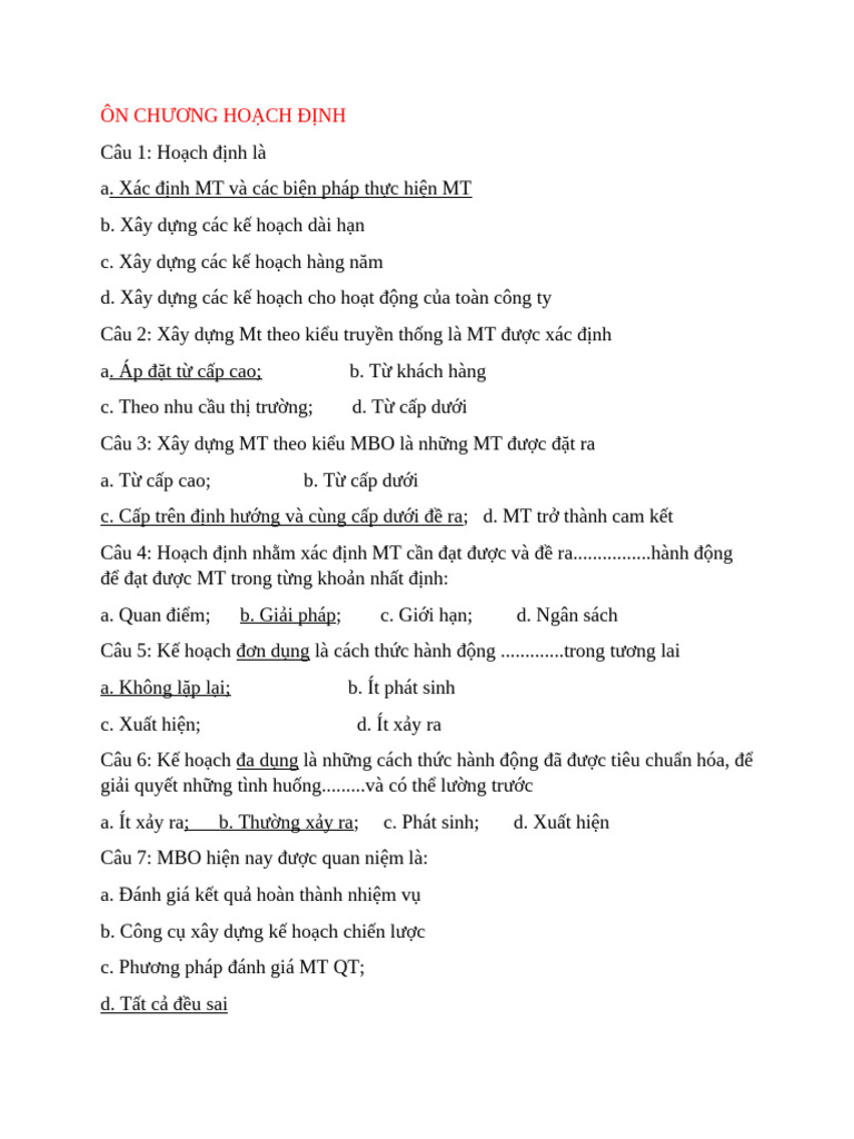 Ôn QHT | PDF