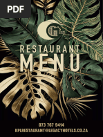 New Cappello Menu | PDF | Hamburgers | Salad