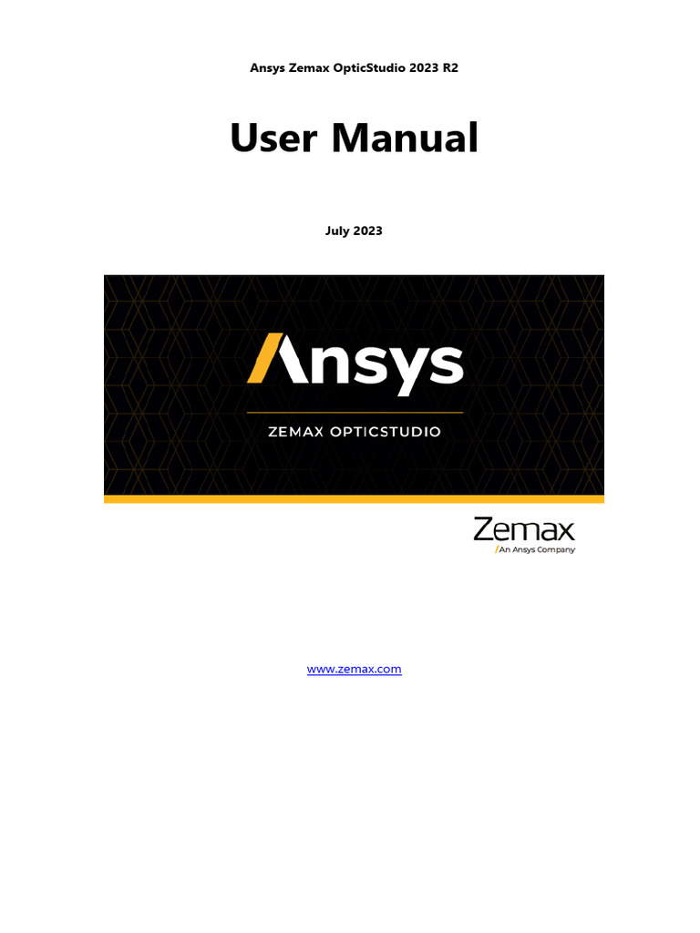 OpticStudio UserManual en | PDF | Optics | Polarization (Waves)