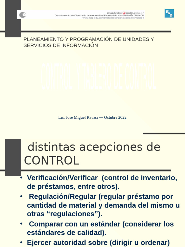 u4.Ob Control Cmi Tableroctrl2022 | PDF | Planificación