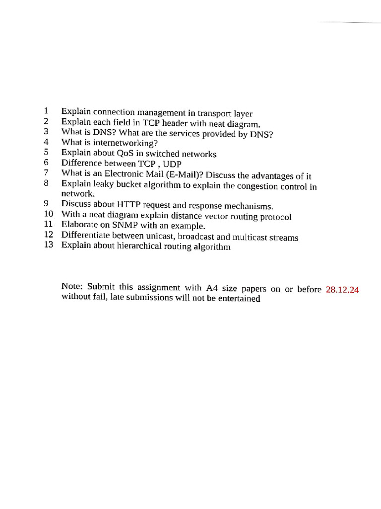 CN Assignment 2 | PDF