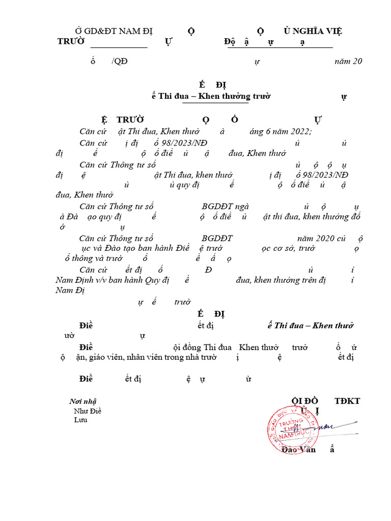 4 Quy Che Thi Dua AP Dung Tu Nam Hoc 2024-2025 2a6d1 | PDF