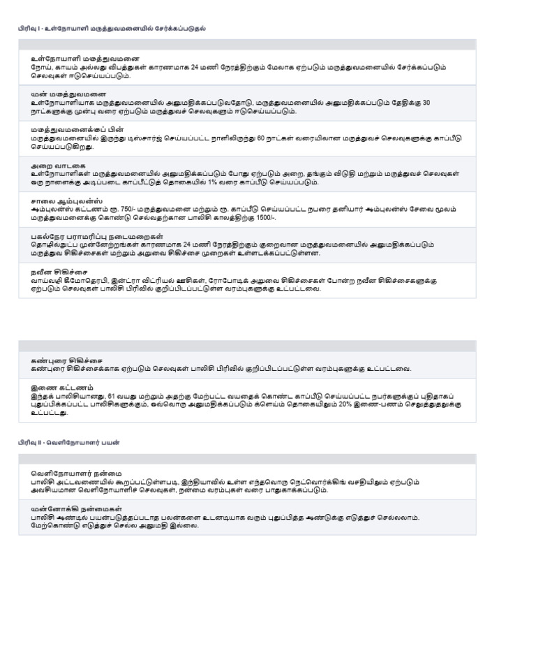 Health Gain Details | PDF