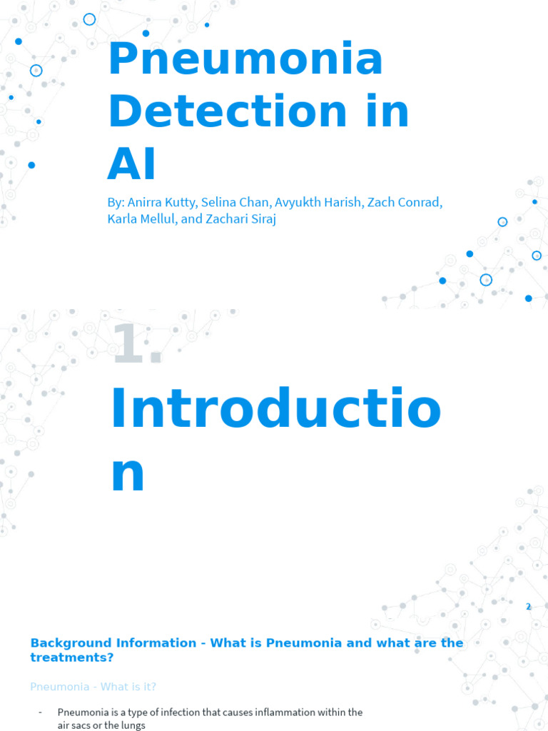 Pneumonia Detection in AI | PDF | Radiology | Artificial Neural Network