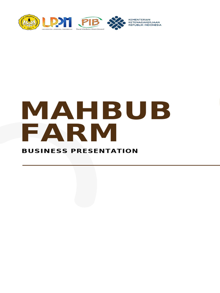 PROFILE UMKM MAHBUB Farm | PDF