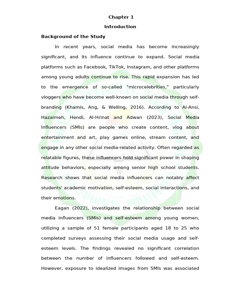 Chapter 1 2 PR2 Final - Docxxx | PDF | Attitude (Psychology) | Social Media