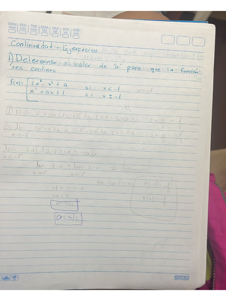 Ejercicios de Continuidad | PDF