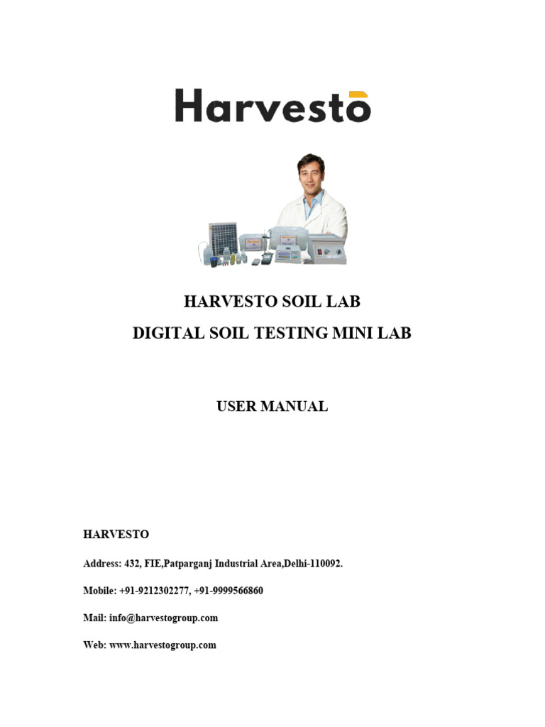 User Manual | PDF | Ph | Buffer Solution