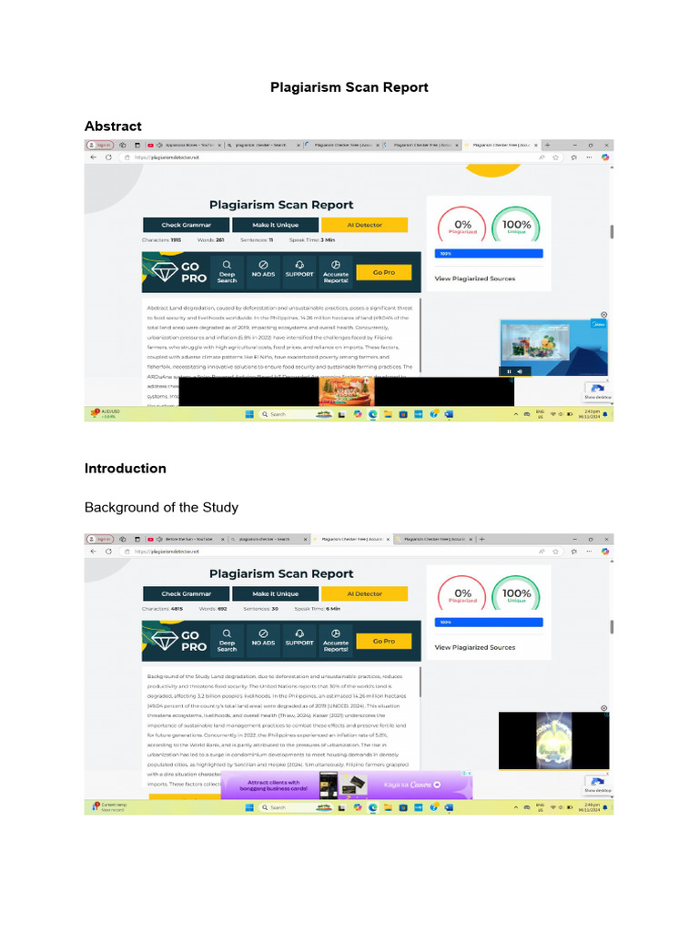 Plagiarism Scan Report | PDF
