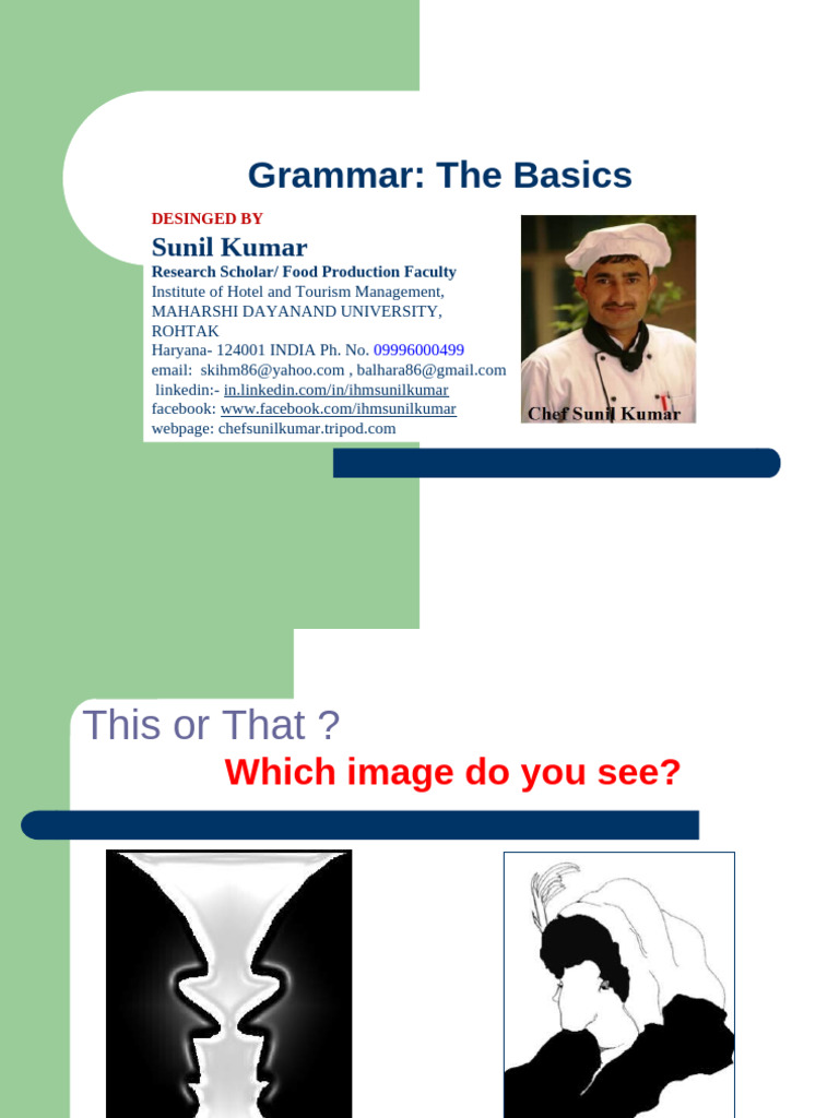 Grammar the Basics | PDF | Verb | Adverb