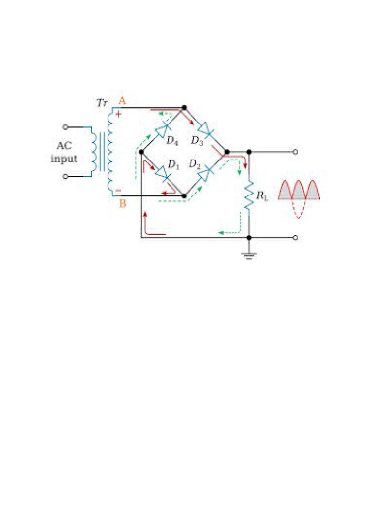 Circuit Using Full Wave Rectifier | PDF | Rectifier | Direct Current