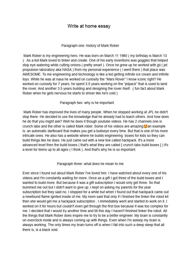 Write at home | PDF | Spaceflight