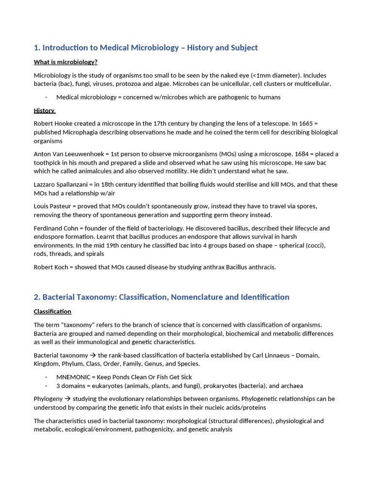 section 1 basic microbiology | PDF | Operon | Bacteria