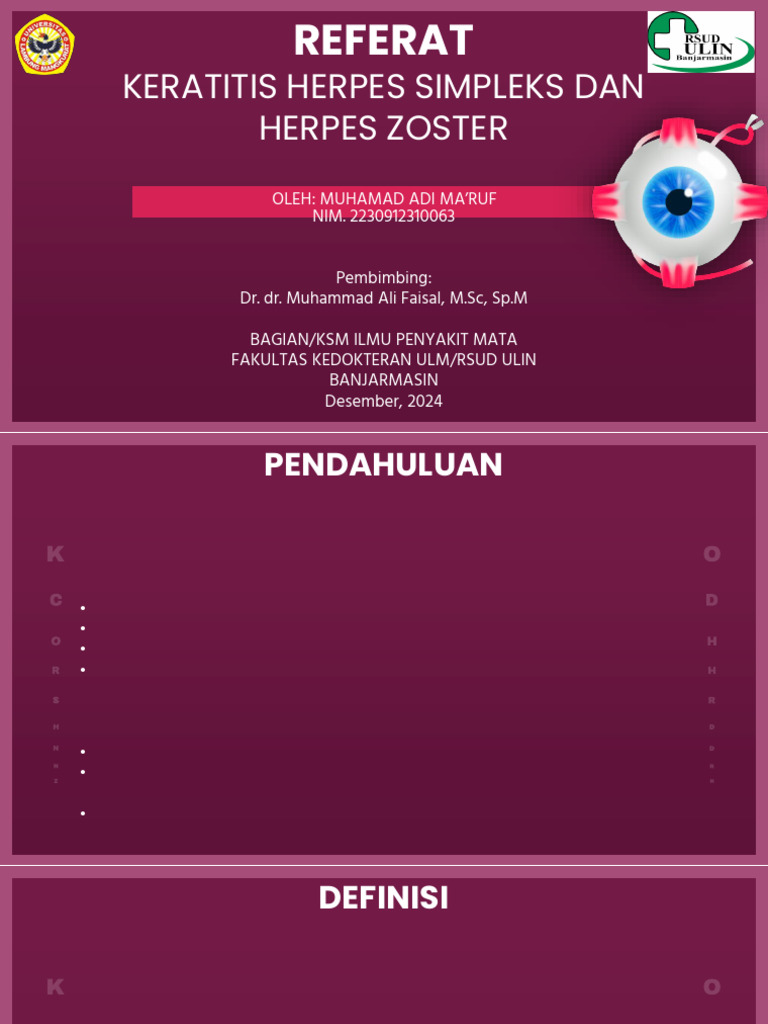 Muhamad Adi Ma'Ruf - PPT Referat Mata | PDF