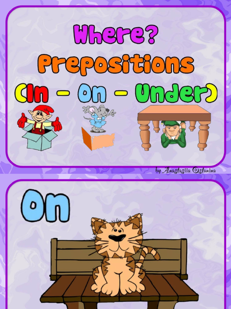 Prepositions Flashcards Fun Activities Games Games Grammar Dril 136160 ...