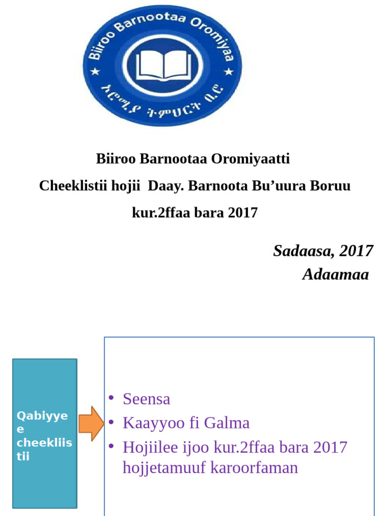 Cheekliistii BBB | PDF