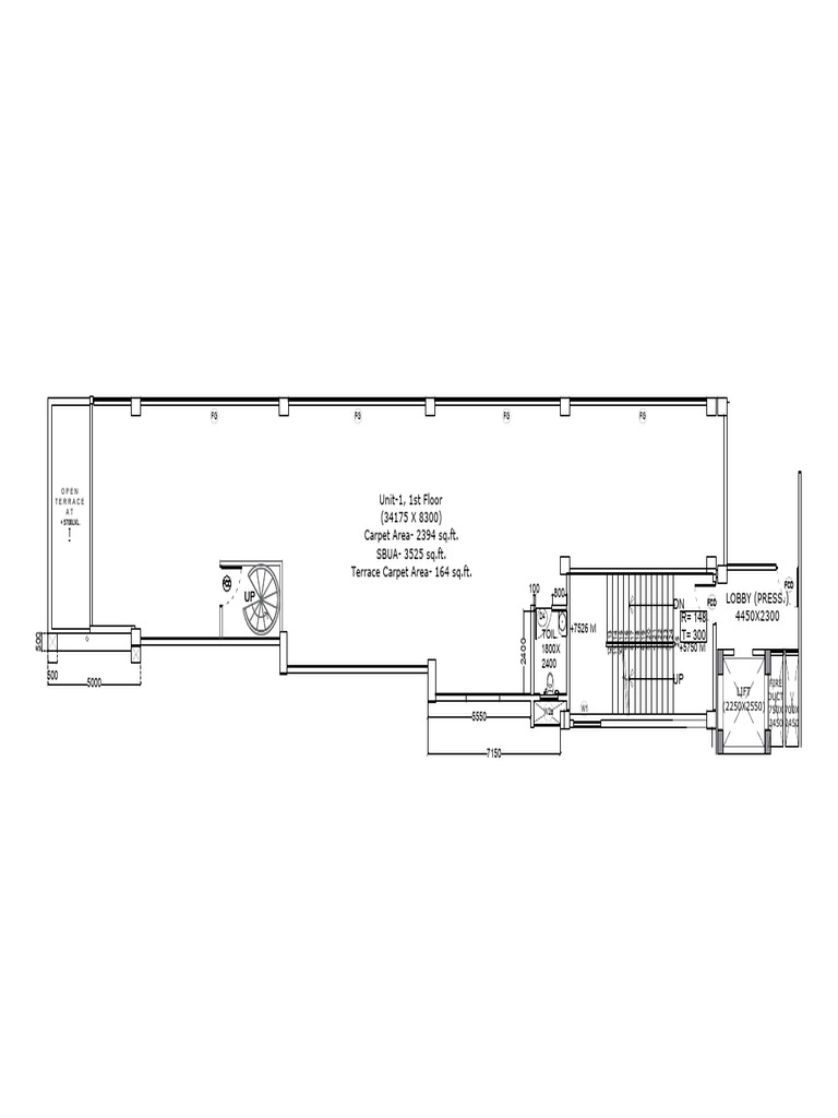 Unit 1, 1st Floor Specifications | PDF