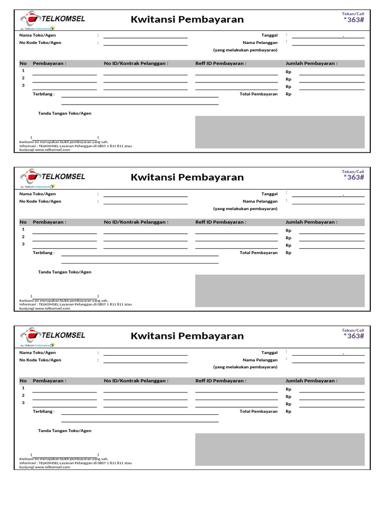 Kwitansi dan Nota Pembelian | PDF