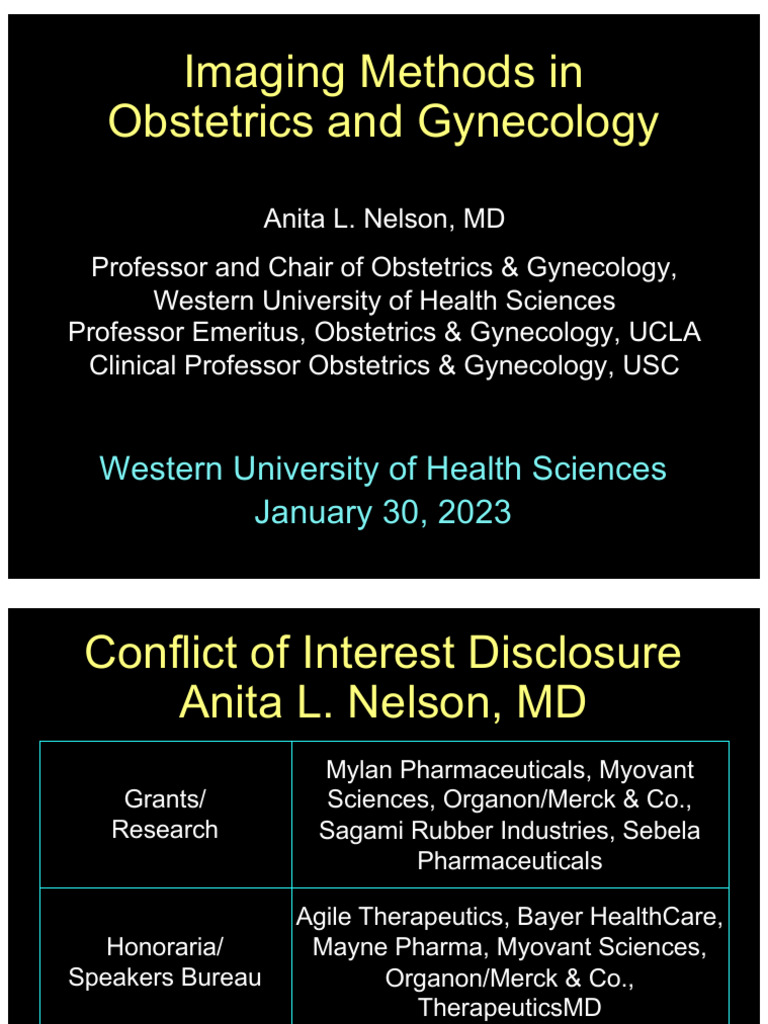 11 - Imaging Methods OBGYN - Nelson | PDF | Mammography | Medical Imaging